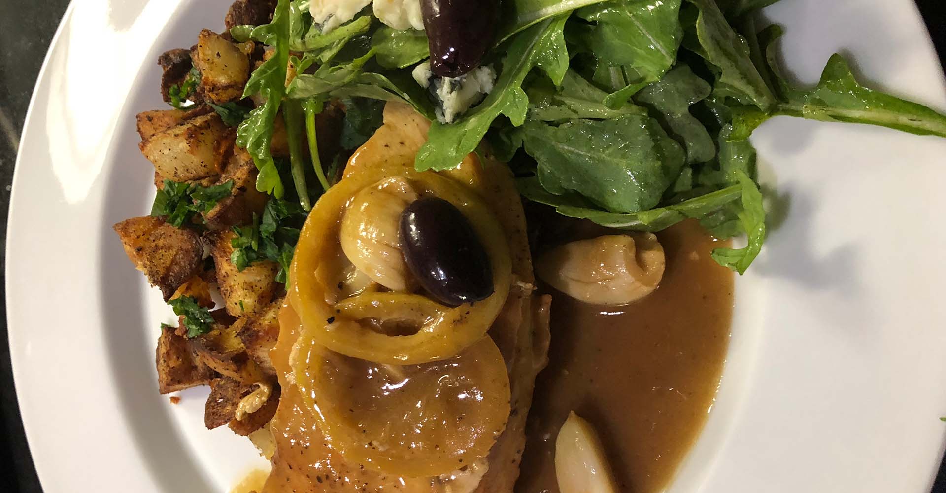 Classic French Bistro - Garlic Chicken and Brabant Potatoes